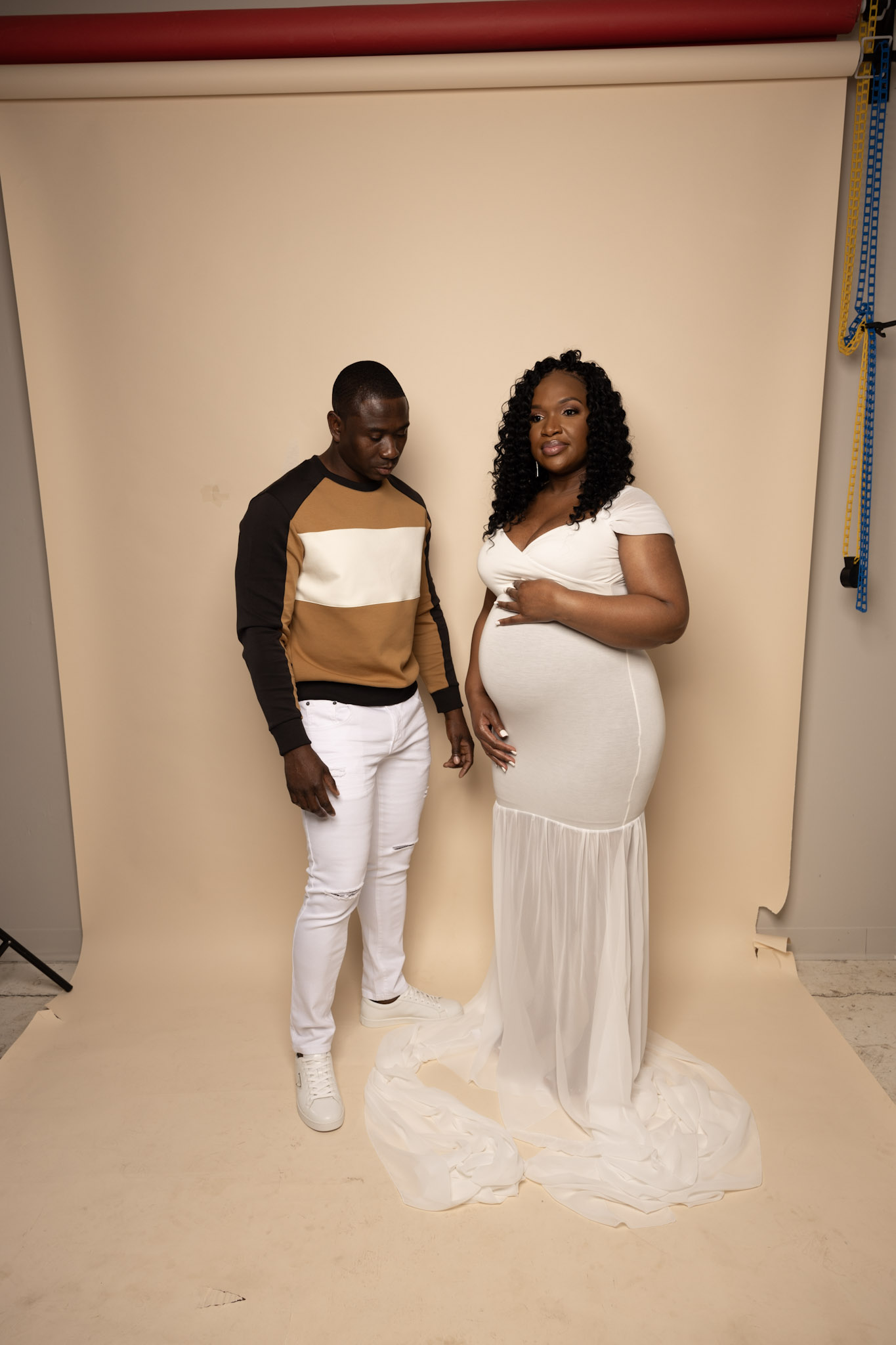 Anika Lawrence Spence and George Spence Maternity by K B Photography