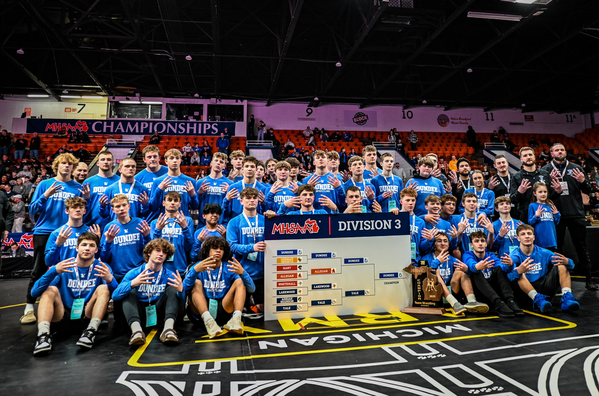 Dundee Team State Champions 2025 by Nevaeh Burns